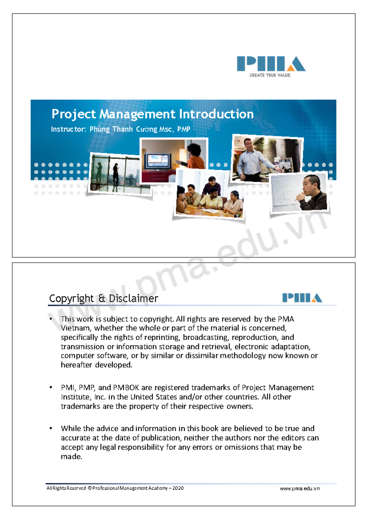 Introduction Handouts Project Managemt Professional - Project ...