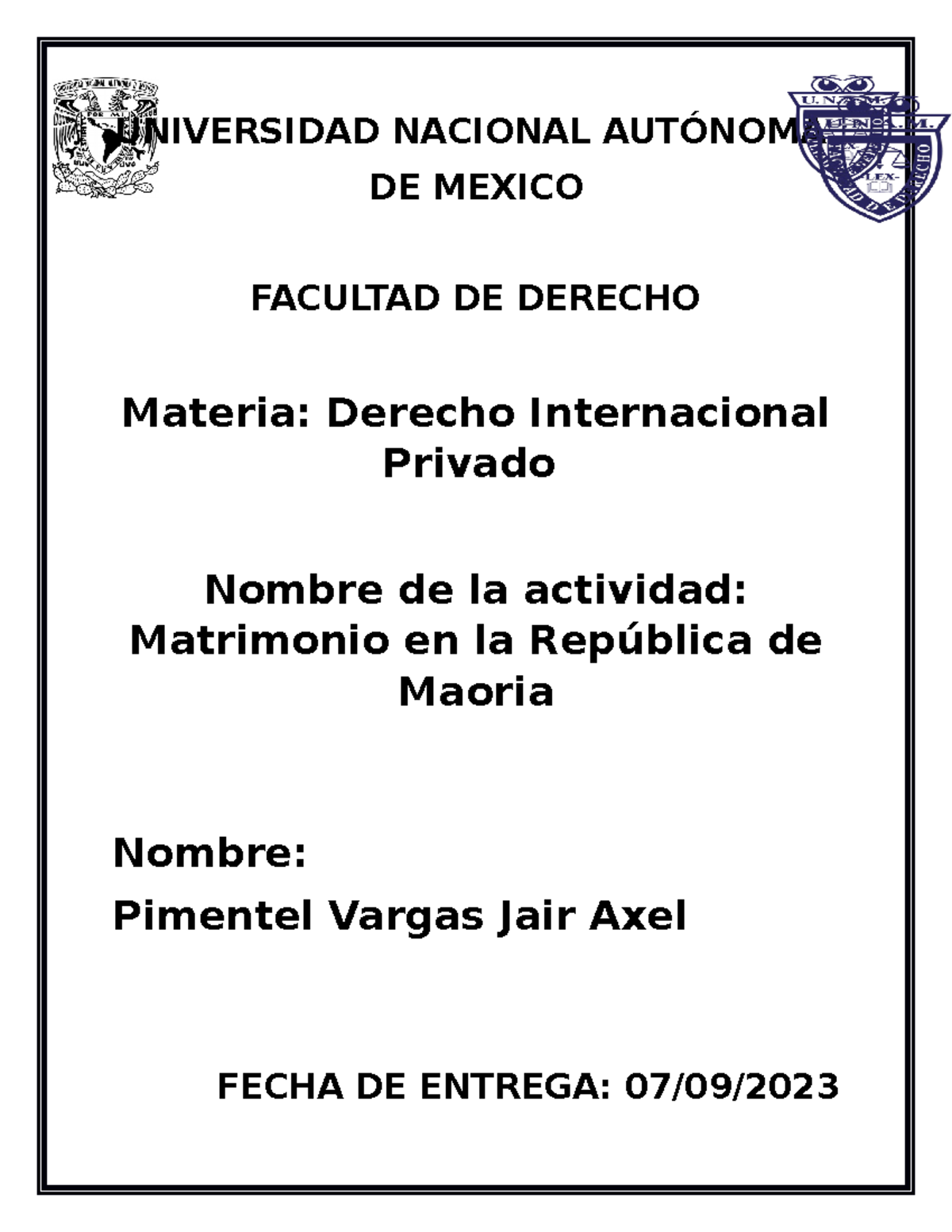 U5 A2 D.I.P-J.A - Trabajos de la UNAM - UNIVERSIDAD NACIONAL AUTÓNOMA ...