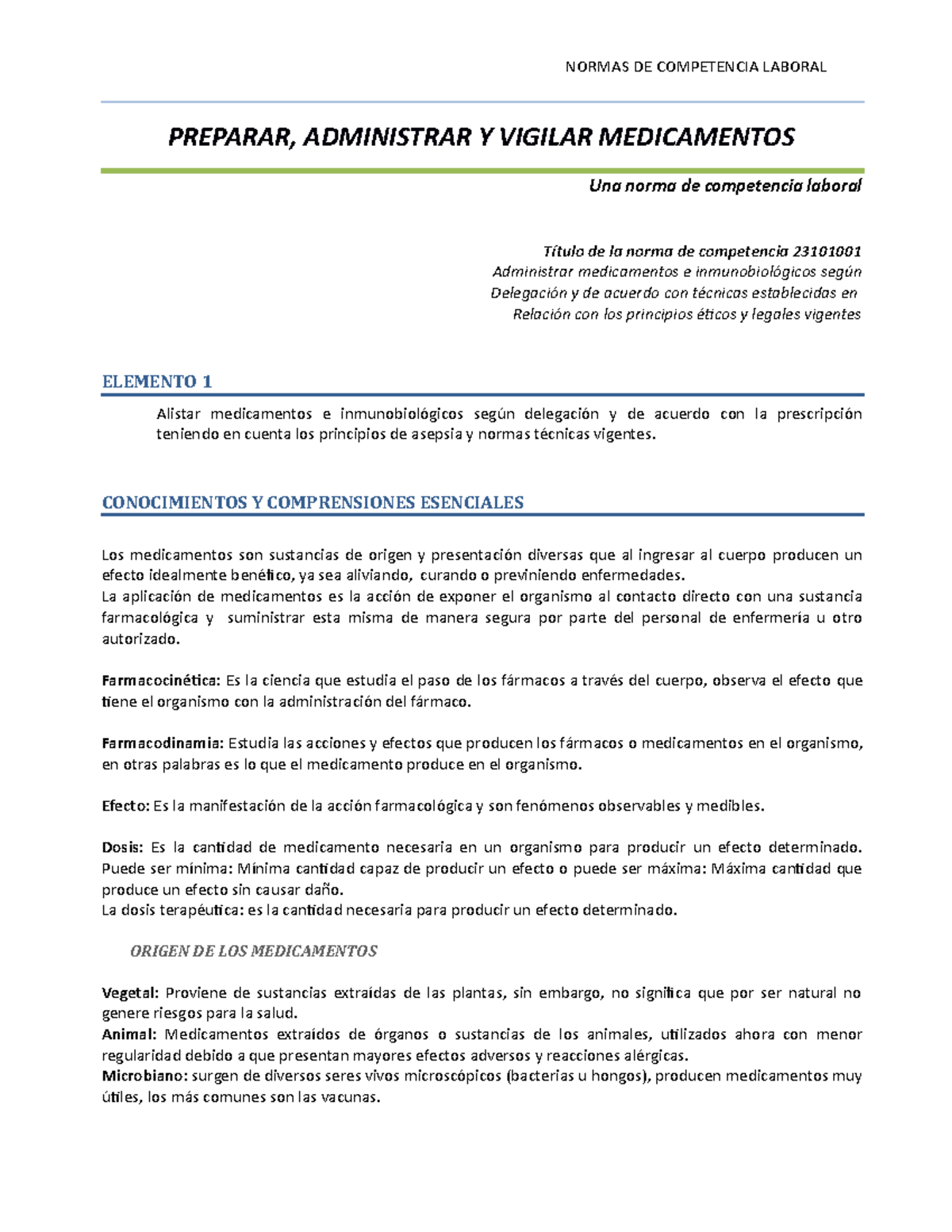 Preparar, Administrar Y Vigilar Medicamentos - PREPARAR, ADMINISTRAR Y ...