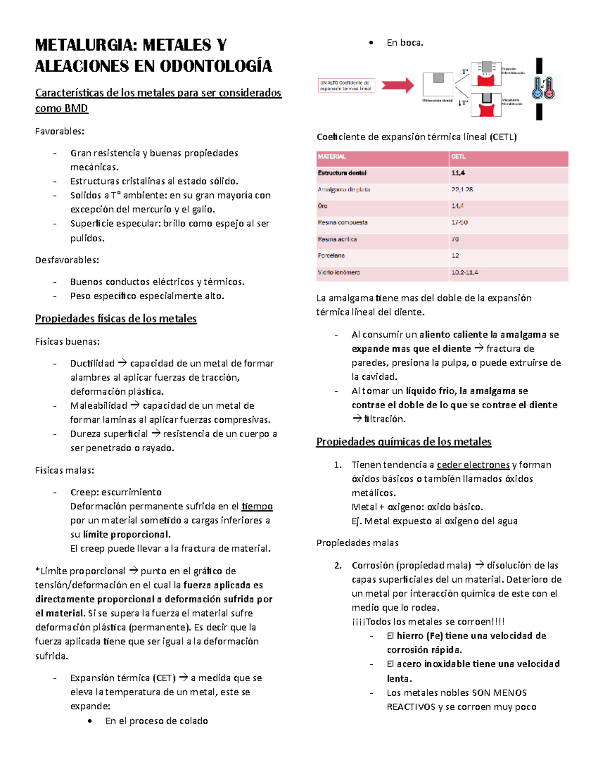 Metalurgia - transcripción - METALURGIA: METALES Y ALEACIONES EN ...