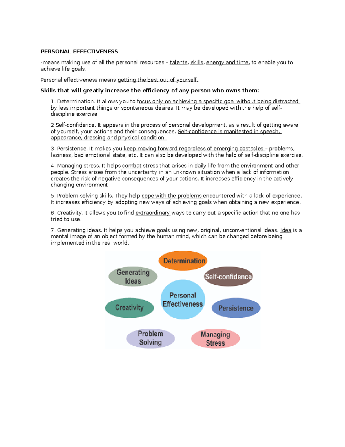 2 - jajajndnsansnns - PERSONAL EFFECTIVENESS -means making use of all ...