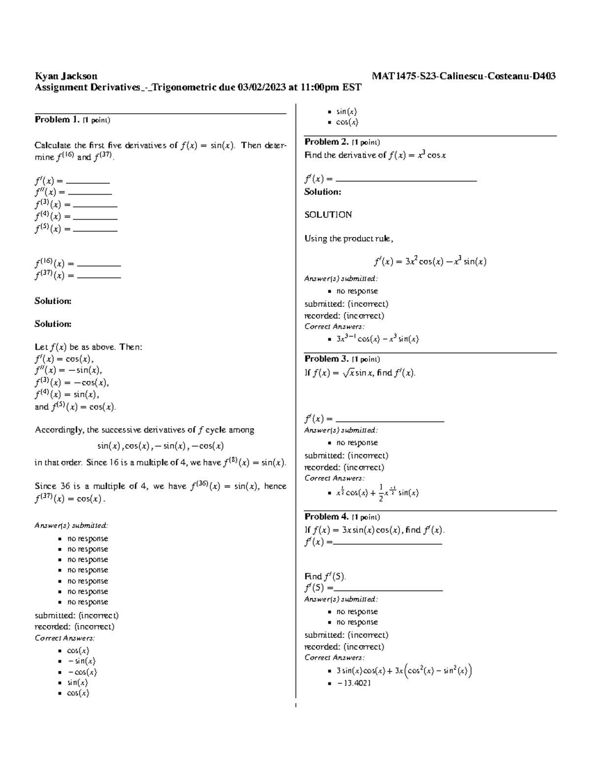 MAT1475 S23 Calinescu Costeanu D403 - Kyan Jackson MAT1475-S23 ...