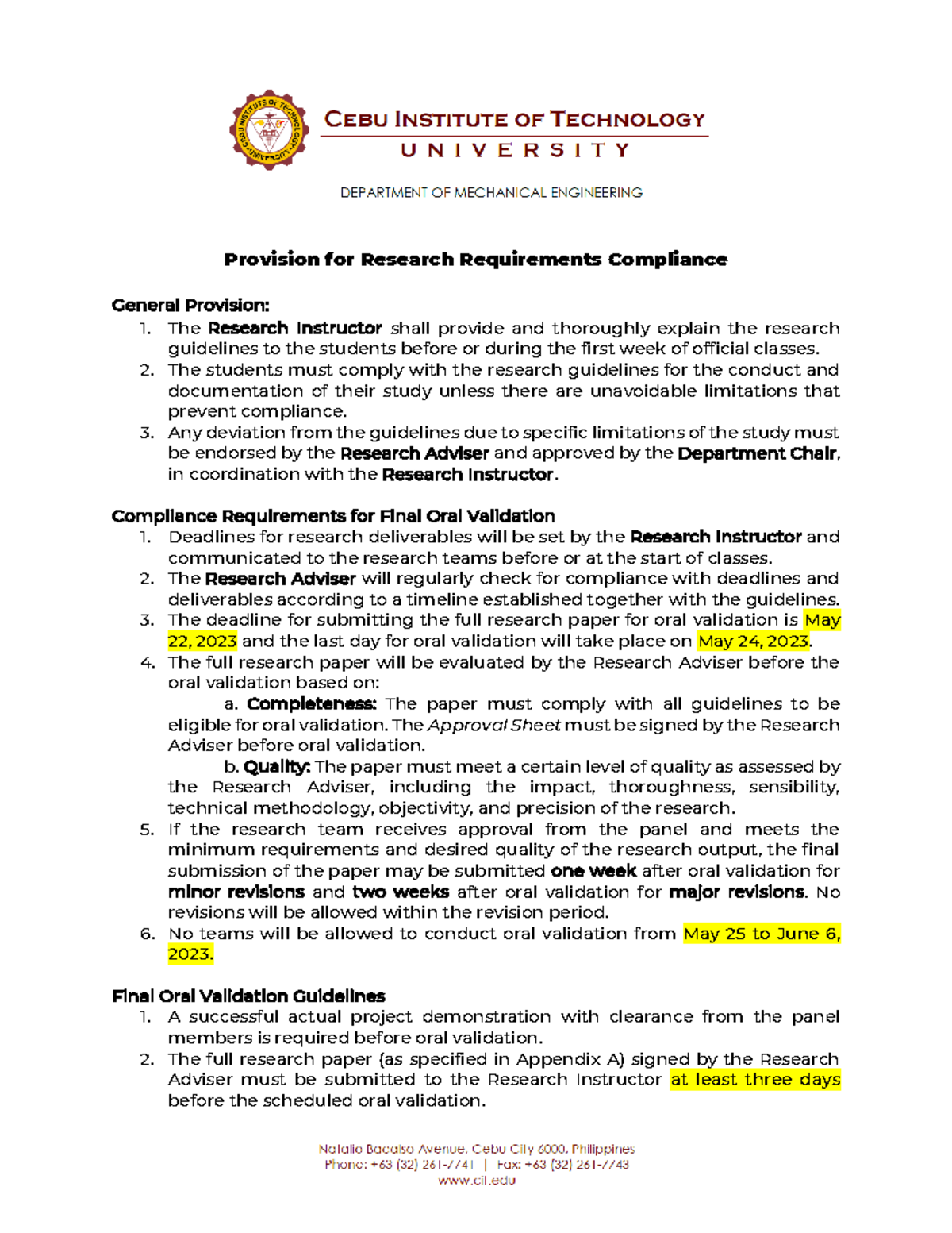 ME 484 Dabalos Provision-for-Research-Requirements-Compliance-signed ...