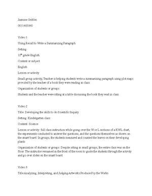 D172 Task 2 - Task 2 - Pre-Assessment A. Analyze the student pre-assessment results from the ...