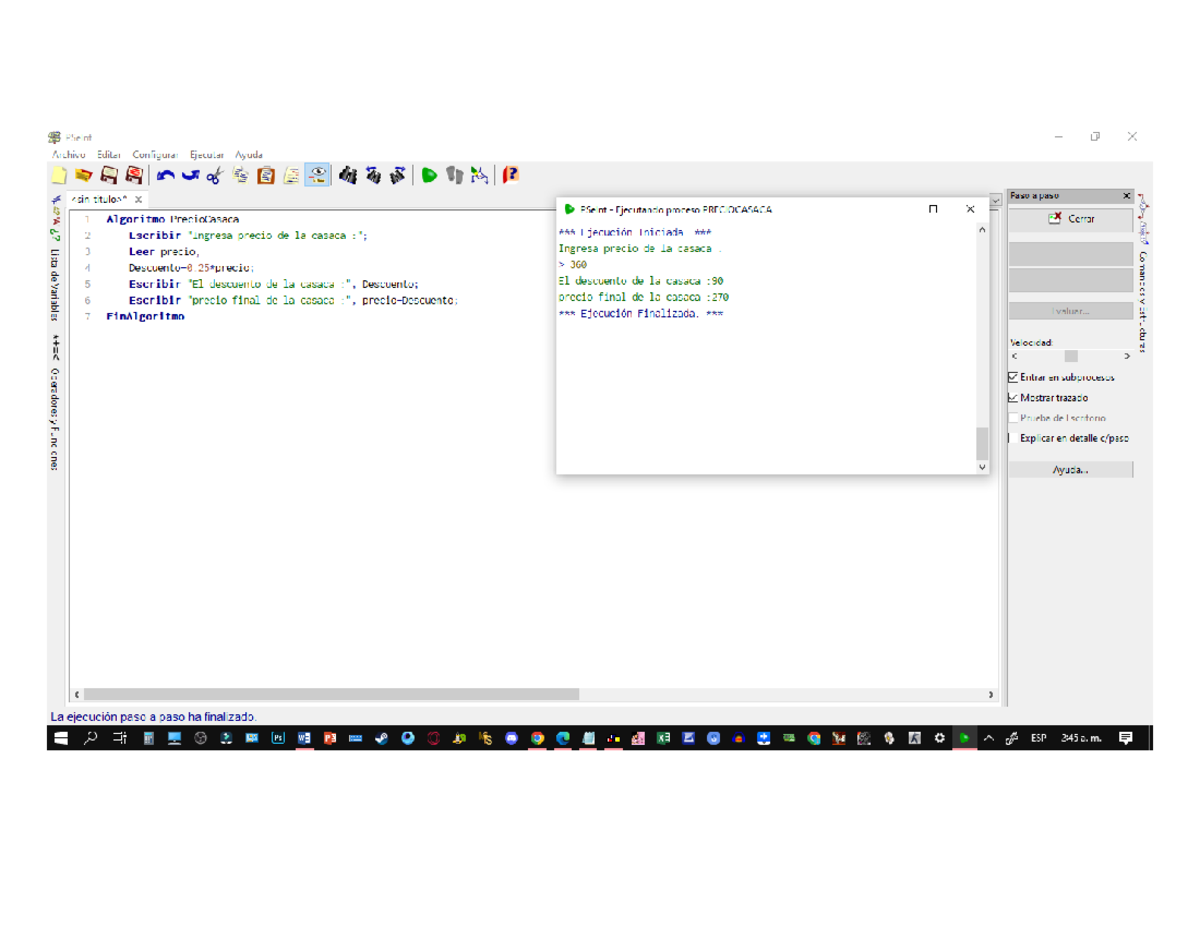 ejercisio 3 de la practica calificada - Ingeniería de Sistemas ...