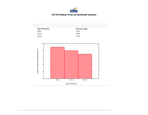 PSY 375 Project One Milestone Template - PSY 375 Project One Milestone ...