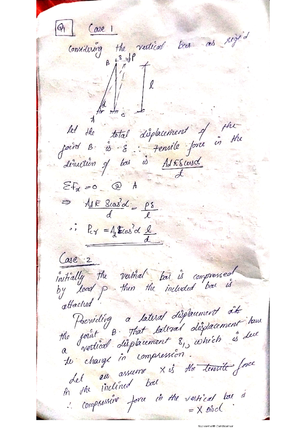 Gino Varkey elastic stability assignment 2 - Theory Of Elastic ...