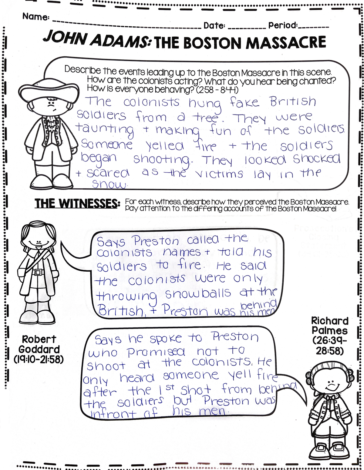 Boston Massacre (John Adams) Notes - Studocu