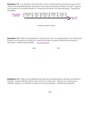 Chapter 4 Notes Pg 3 - Section 4 – Addition Rules for Probability ...