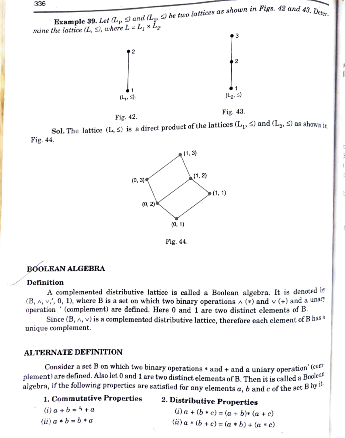 Boolean Algebra sem 3 - web - 336 Example mine the lattice (L,S), where ...