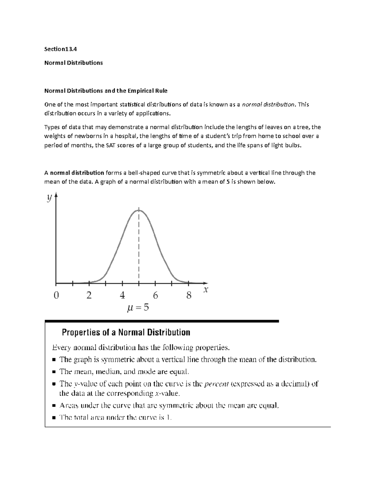 Normal Distribution
