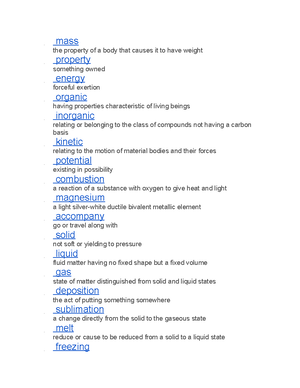 Lesson 1: Introduction to Chemistry - Lesson 1: introduction to ...