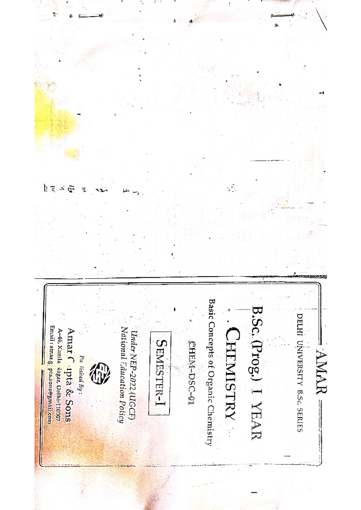 BSc (Prog) I Year Chemistry (DSC 01) 231227 175016 - BSc. life sciences ... BSc (Prog) I Year Chemistry (DSC 01) 231227 175016 - BSc. life sciences ...