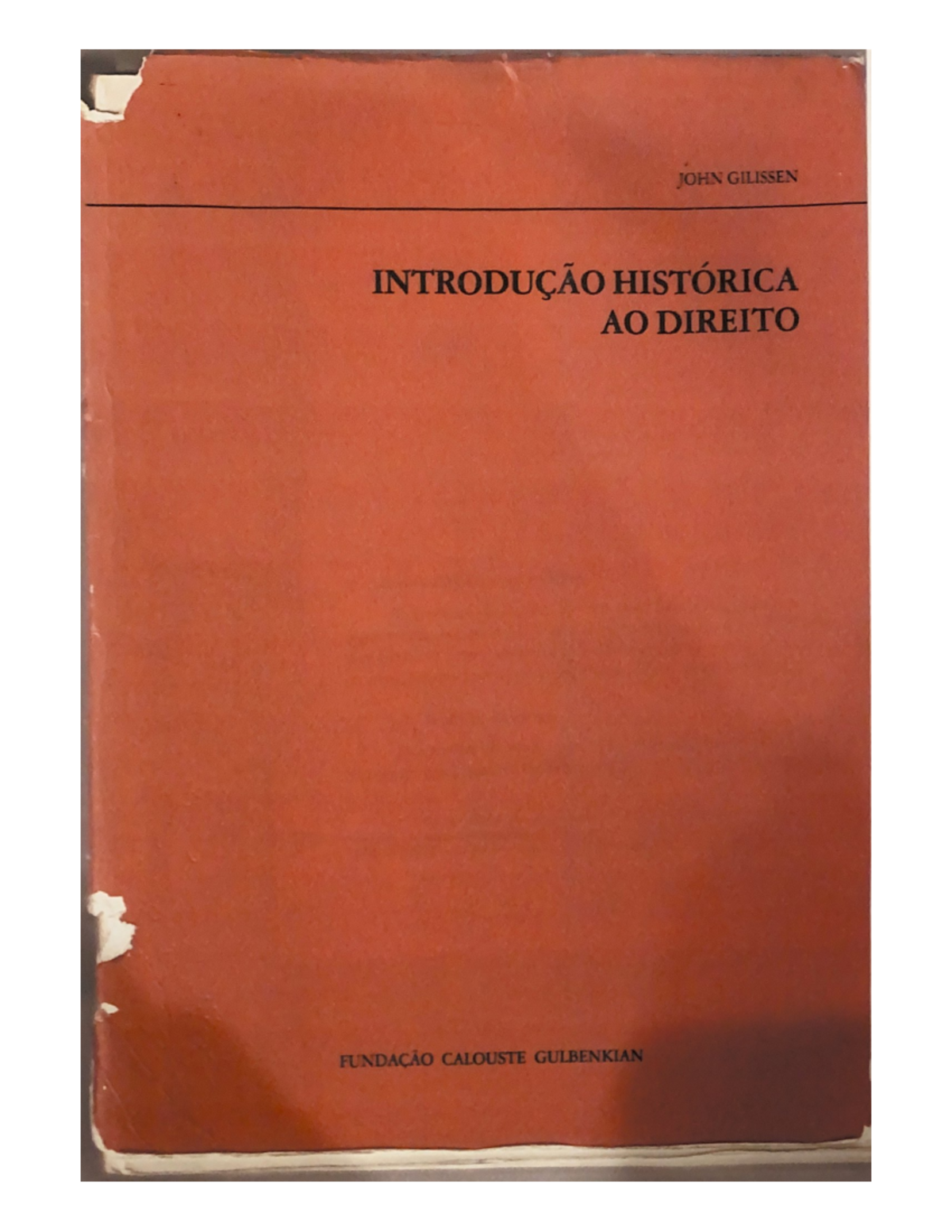 JOHN Gilissen - Livro educativo - Direito Internacional Público - Studocu