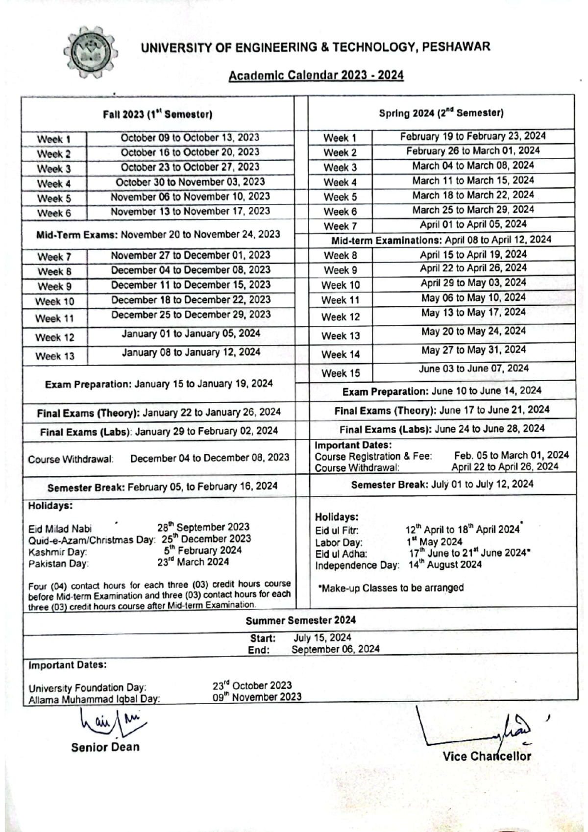 Academic-calendar - Engineering Drawing for Civil Engineers - Studocu