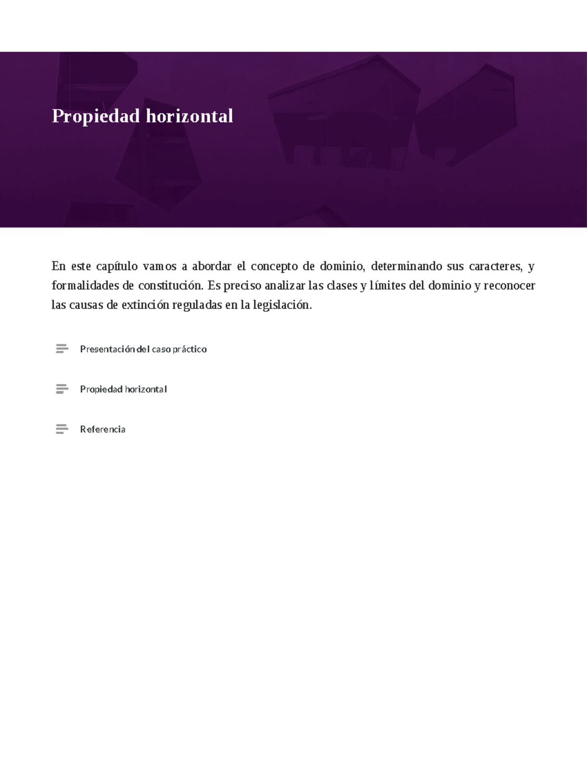 Propiedad horizontal - apunte - En este capítulo vamos a abordar el ...