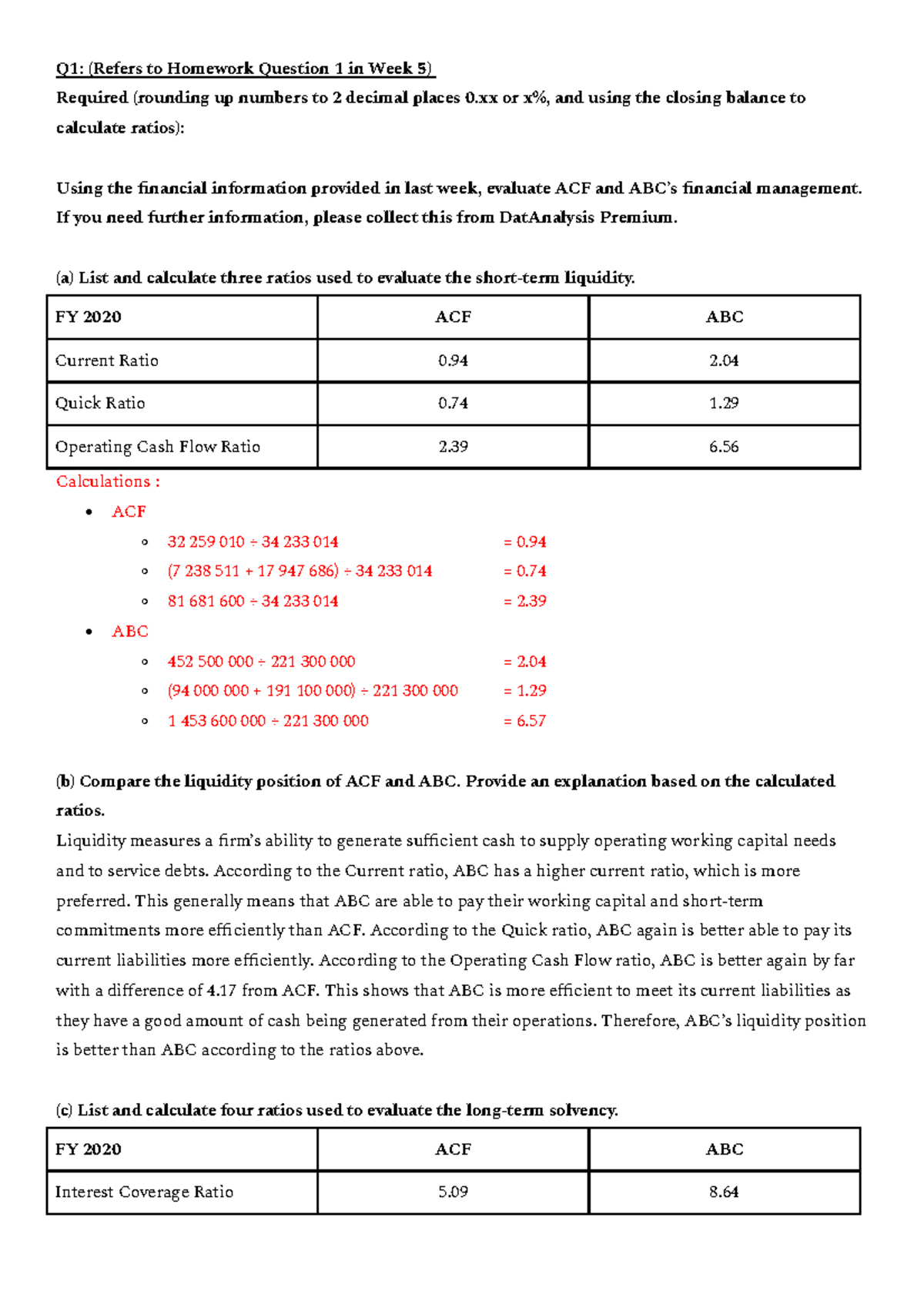 WK5 (Due WK6) - Solutions for WK5 Content - Q1: (Refers to Homework Question 1 in Week 5 ...