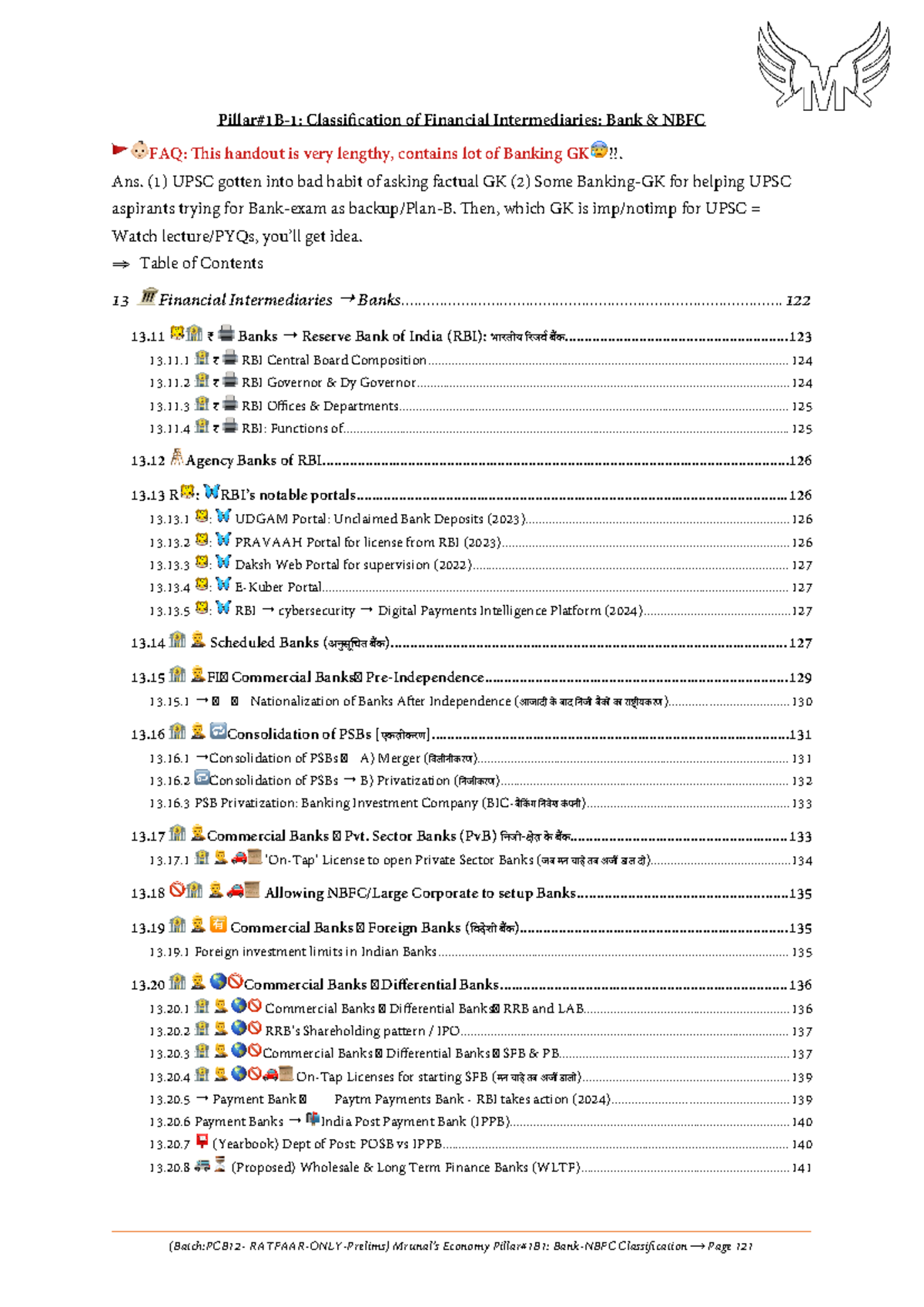 EF1B1 HDT Bank Classification PCB12 - Pillar#1B-1: Classification of ...