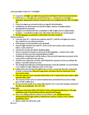 Required Documents Cheat Sheet - AP U. Government: Foundational ...