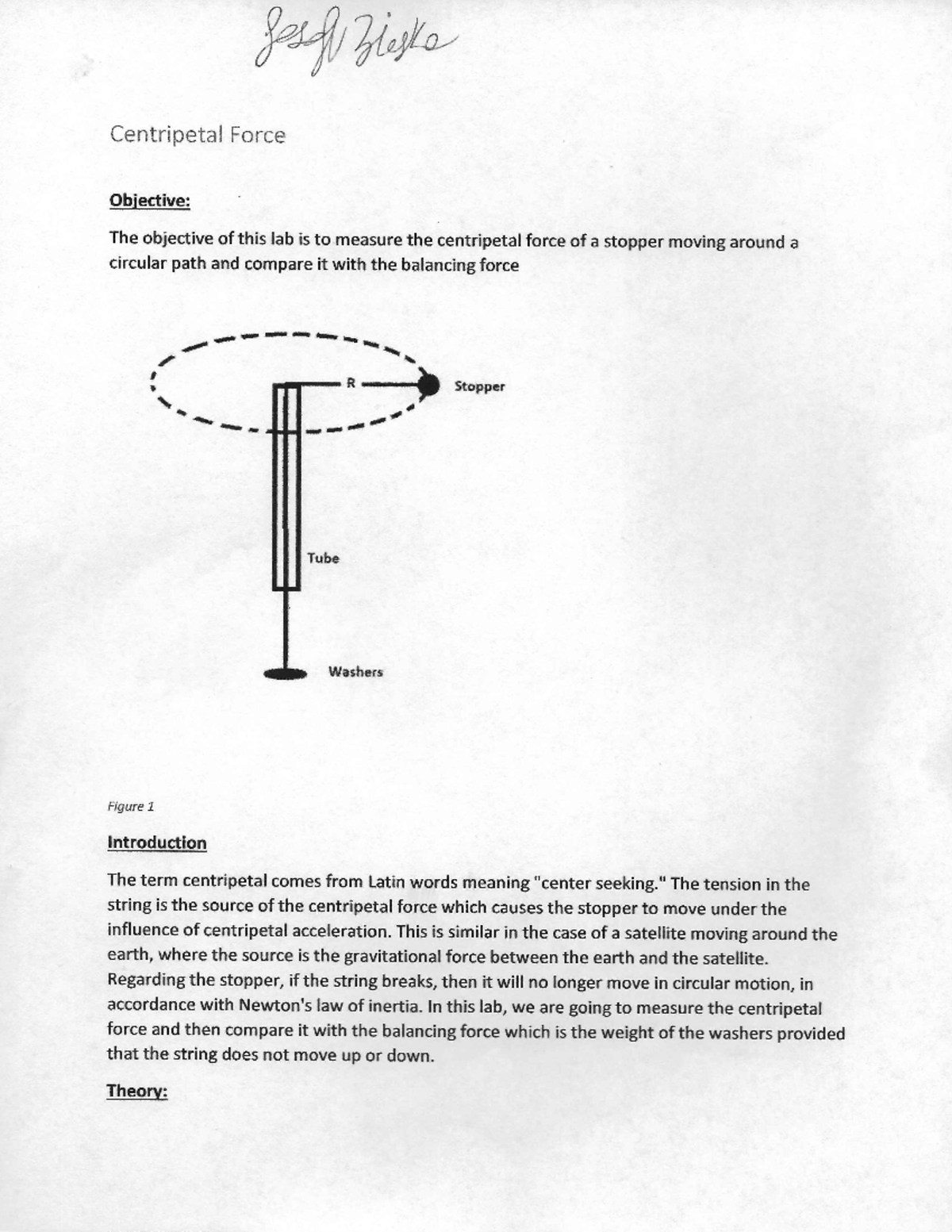 Centripetal force 1 - homework - 26928 - Studocu