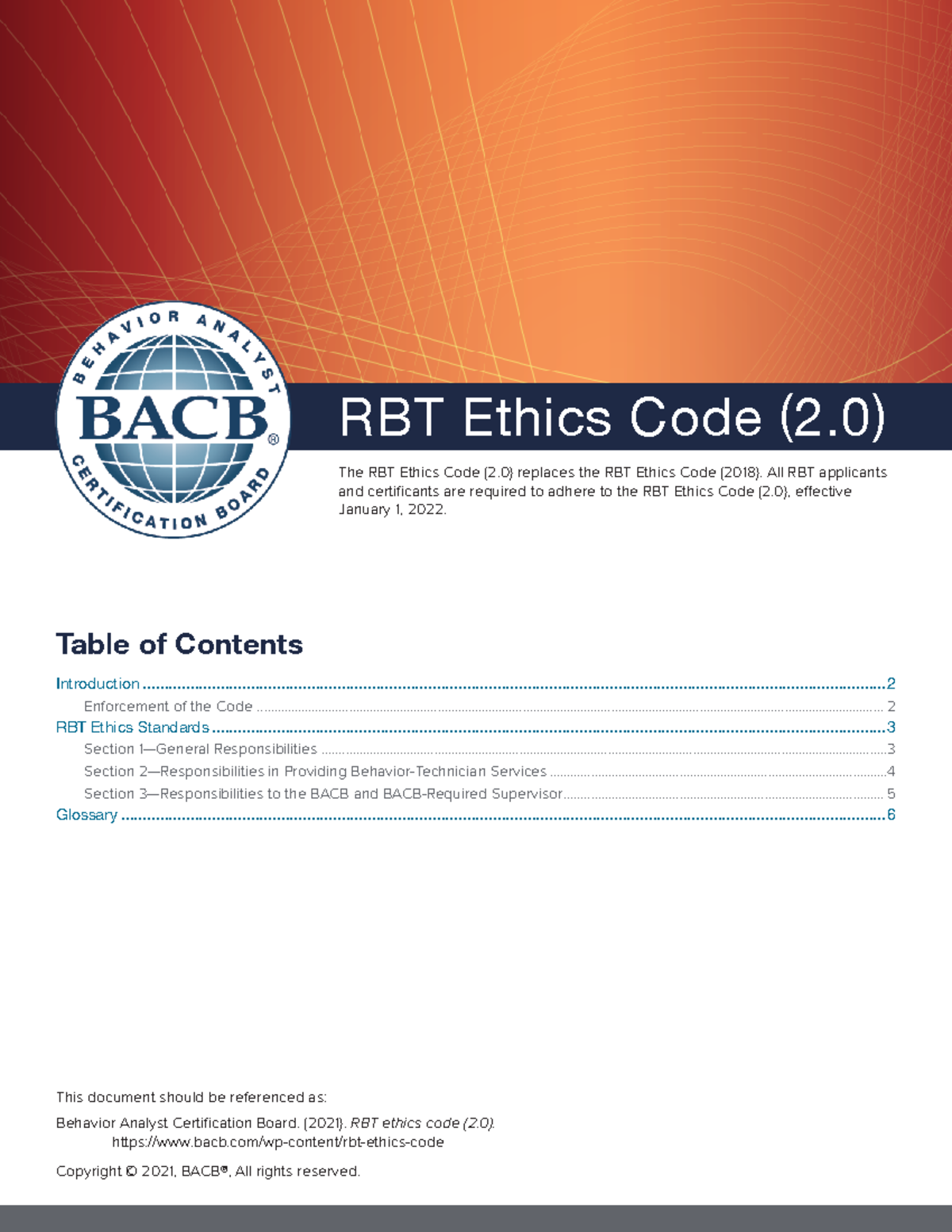 RBT Ethics Code - Code for Practicians of RBT - RBT Ethics Code (2) The ...