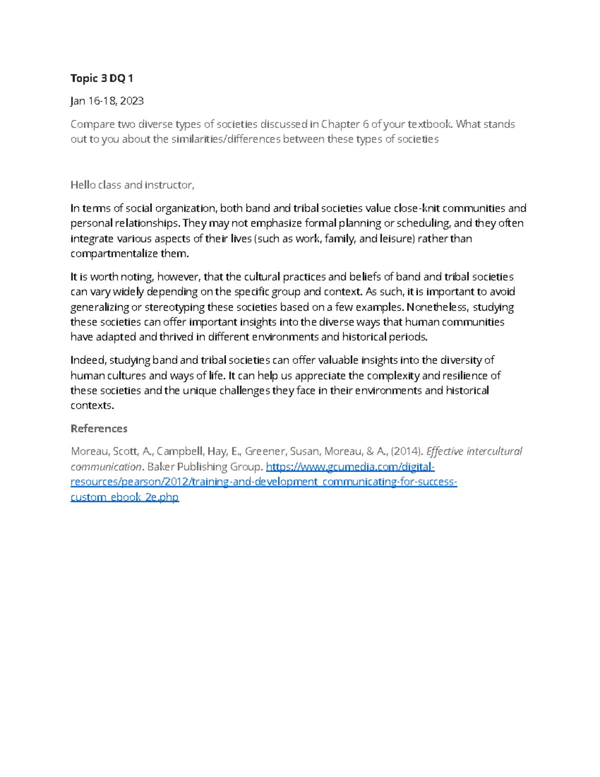COM-263-O500 Topic 3 DQ 1 (22) - Topic 3 DQ 1 Jan 16-18, 2023 Compare ...