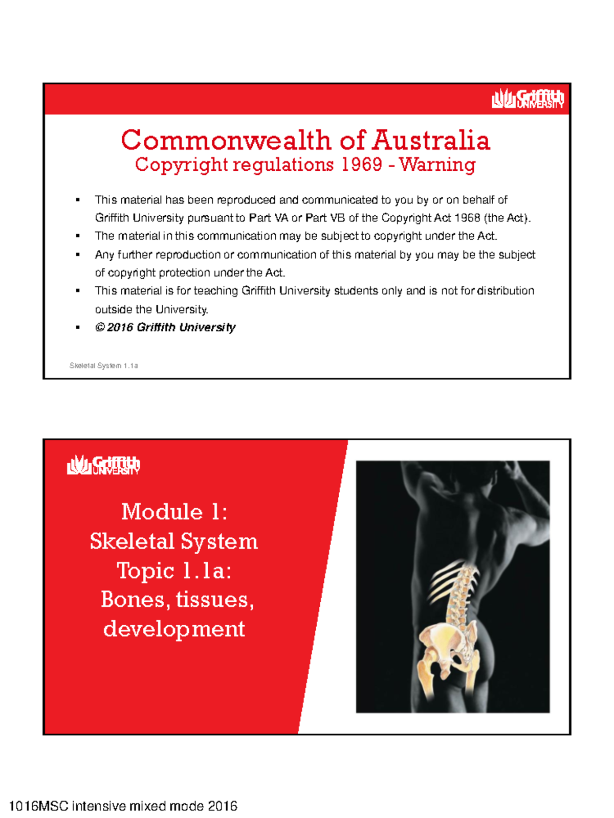 Module 1 - Anatomy - Commonwealth of Australia Copyright regulations ...
