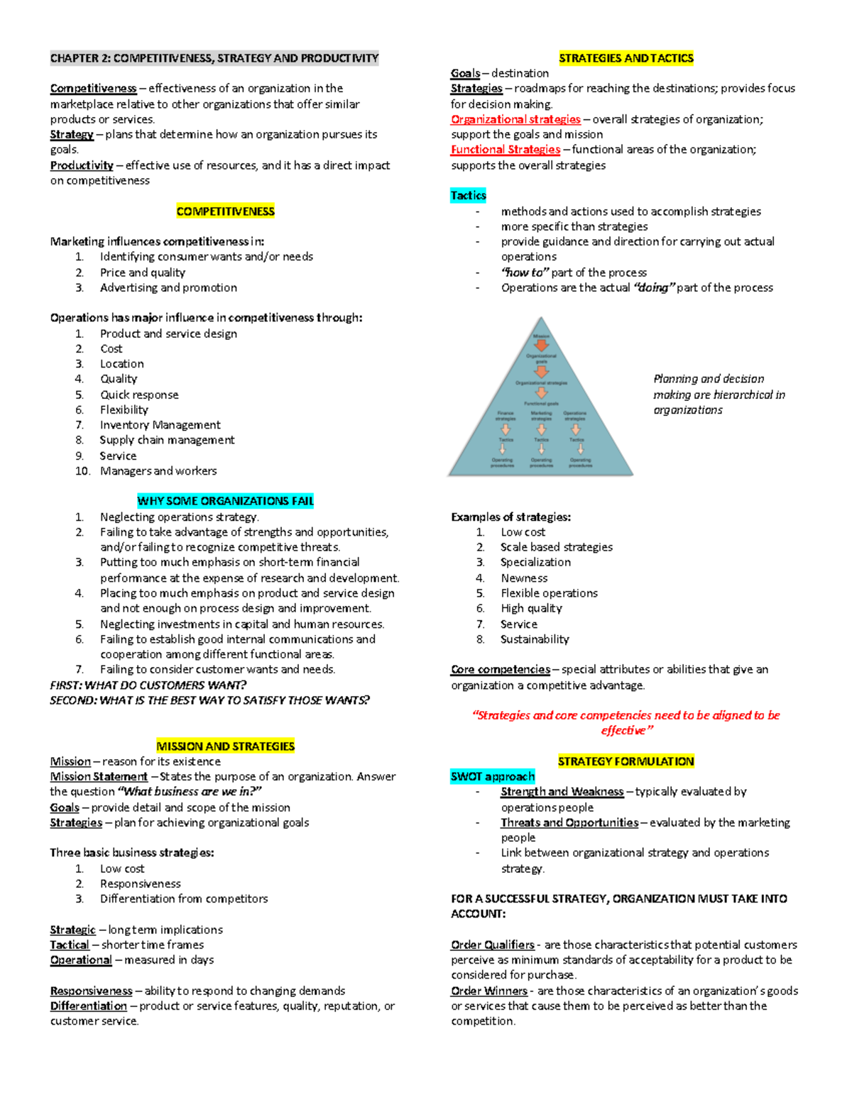 Competitiveness, Strategy, and Productivity - Warning: TT: undefined ...