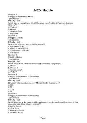 Anatomy midterm study guide - Name