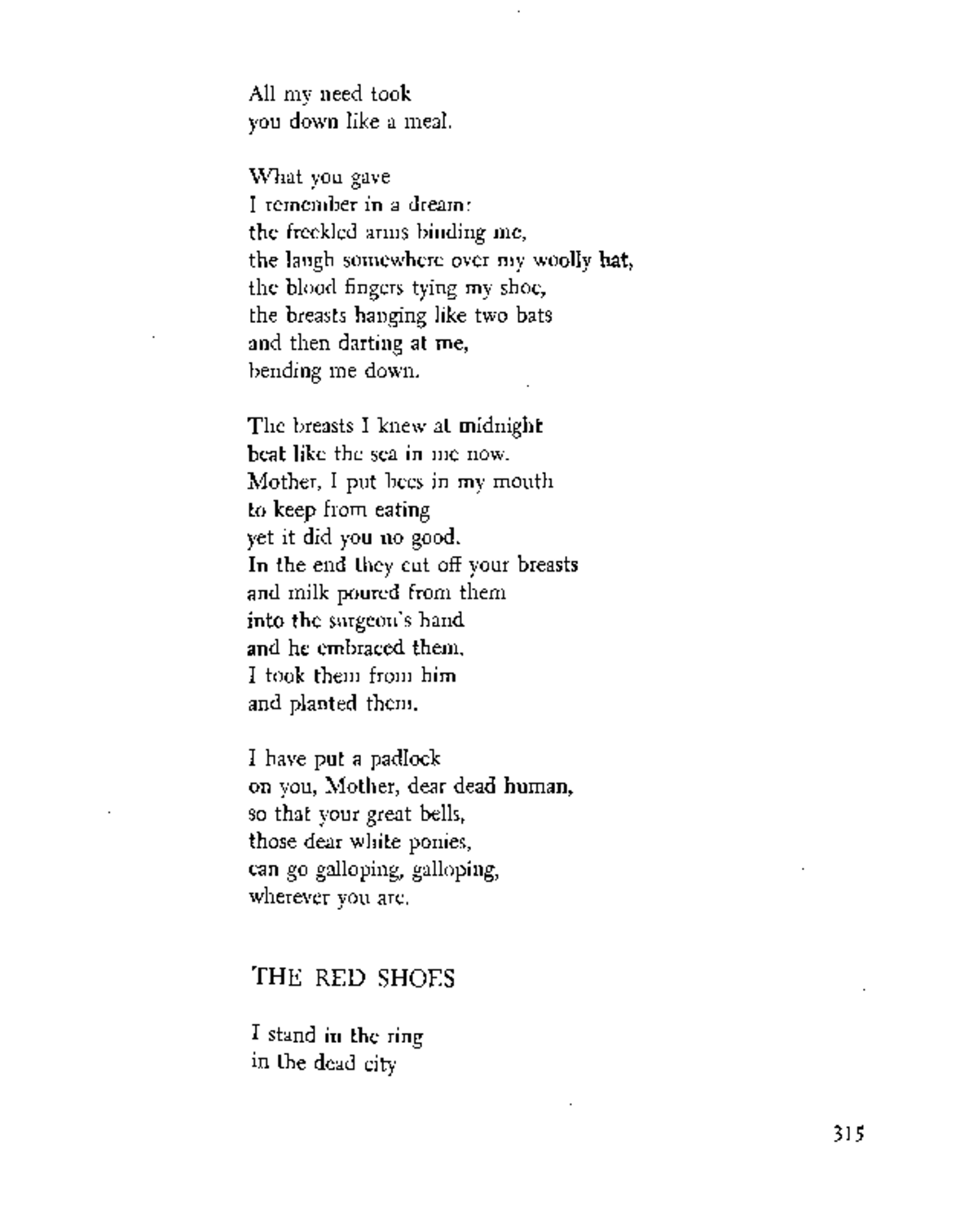 Anne Sexton - The Complete Poems 343 - All my need took you down like a ...
