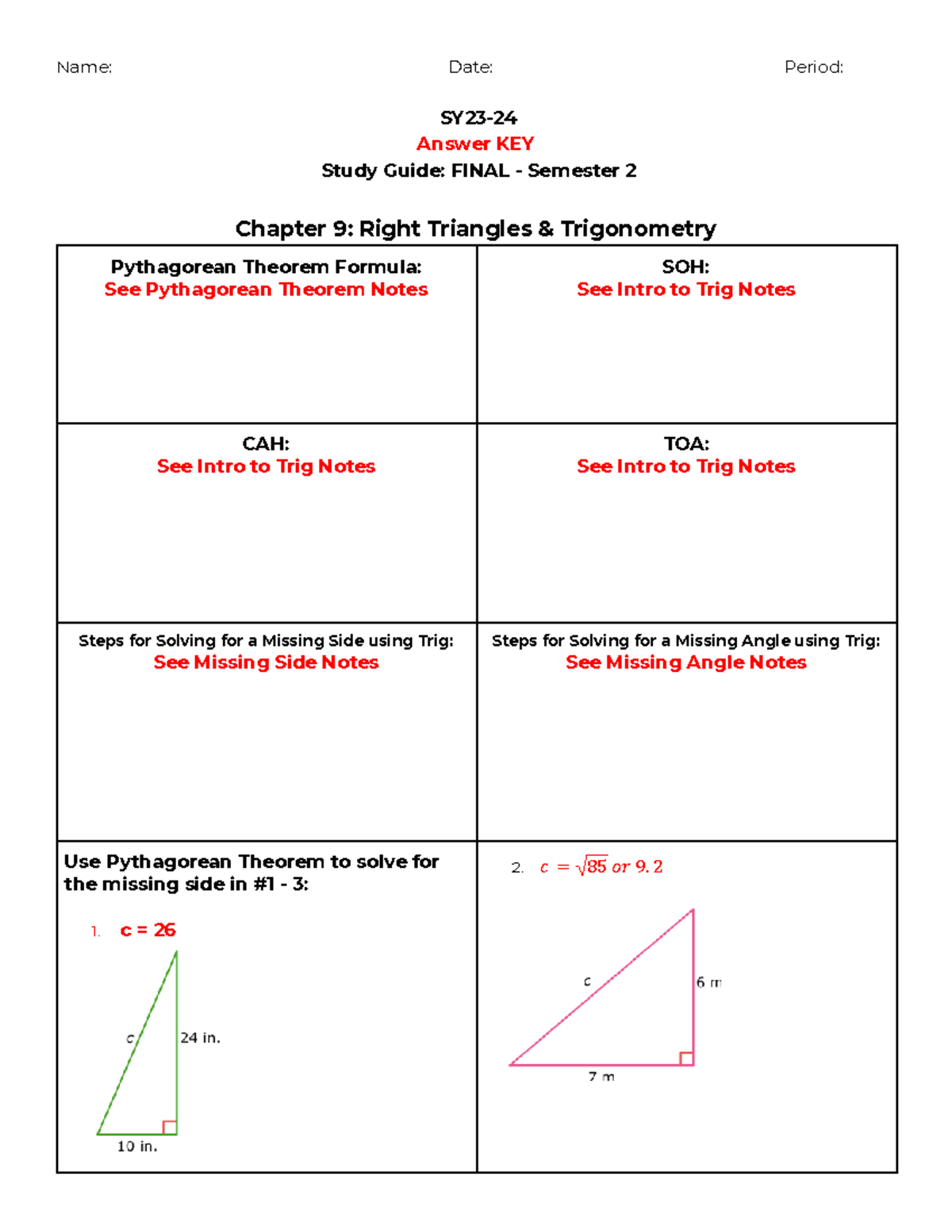 Answer Key - SY23-24 Study Guide Final - Semester 2 - Google Docs ...