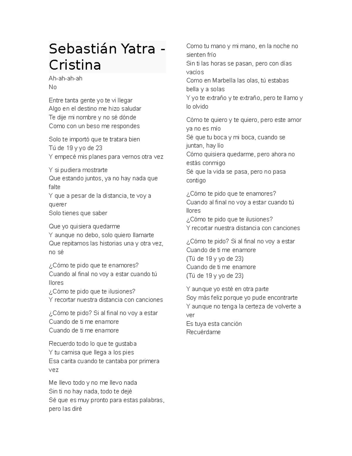 Sebastián Yatra - trata de las letras mas profundas de un escritor ...