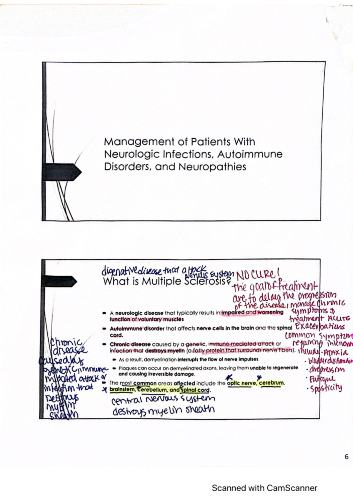 Nero part 2 handwritten - Management of Patients With Neurologic ...