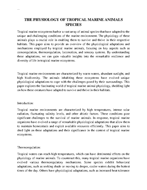 THE Wonders OF Marine Biology Exploring THE Depths OF THE SEA - THE ...