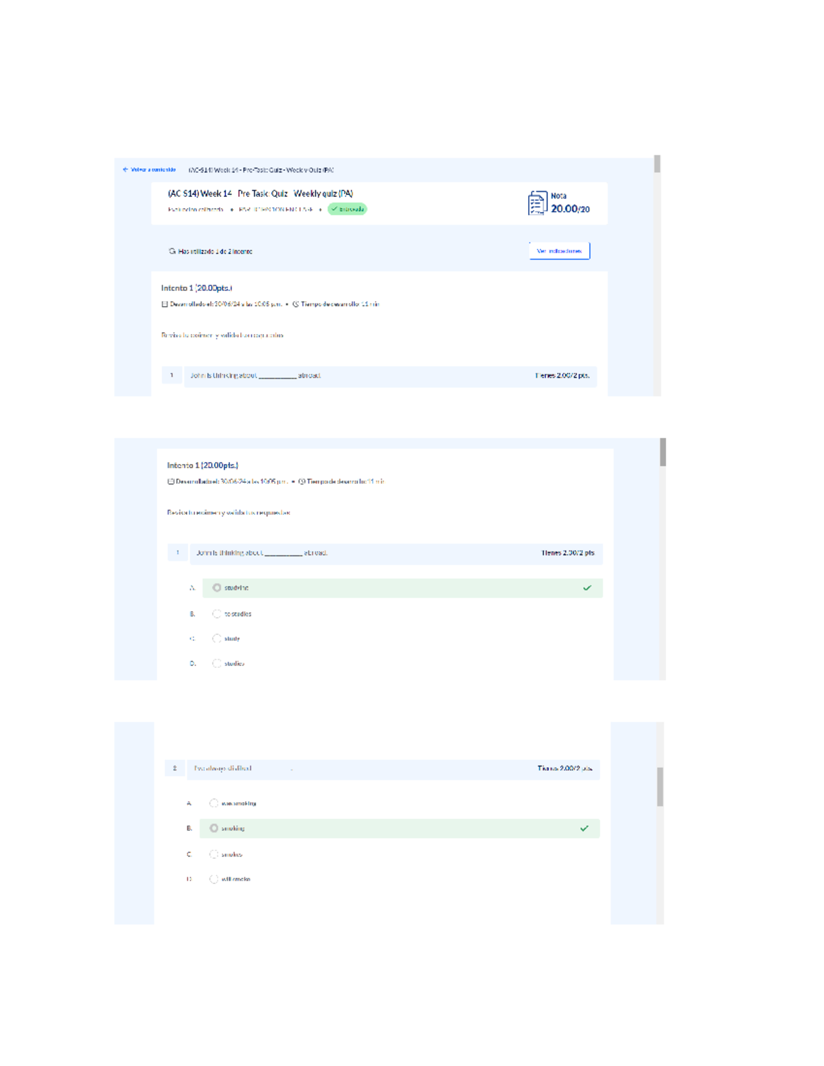 (AC-S14) Week 14 - Pre-Task Quiz - Weekly quiz (PA) - Volver contenido ...