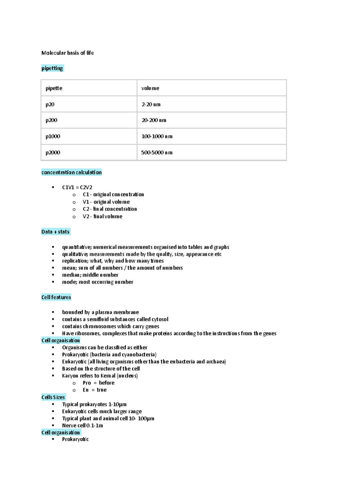 Molecular basis of life - Molecular basis of life pipetting pipette ...