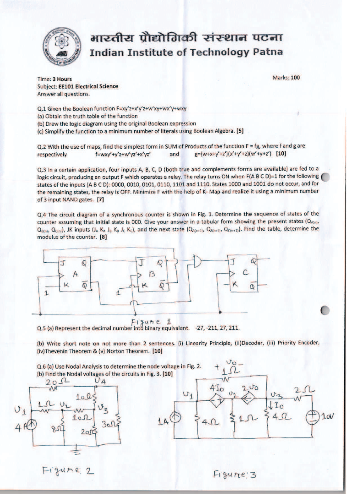 2017 (E - this contains the ese paper - Electrical Sciences - Studocu