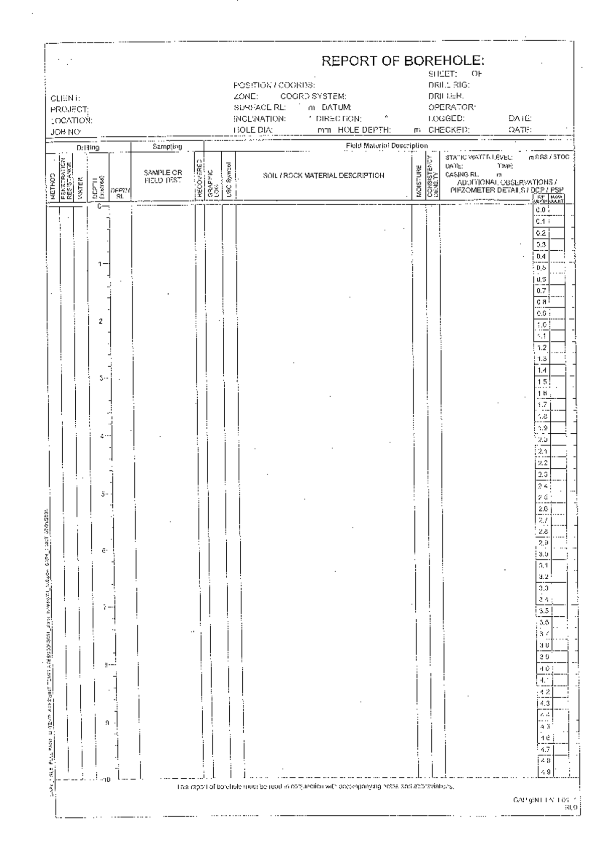 Borehole Log Template and Utility Map - myomvaswm Temuw‘esxisoazom_I:I ...