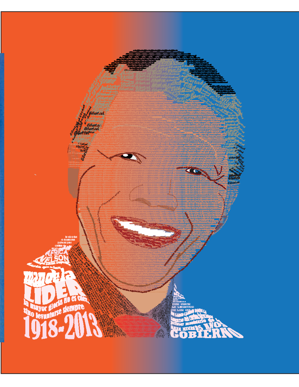 nelson mandela vector - la educacion es el arma mas poderosa para ...