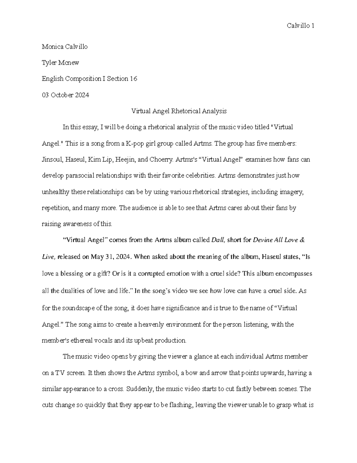 Virtual Angel - Rhetorical Analysis - Monica Calvillo Tyler Mcnew ...