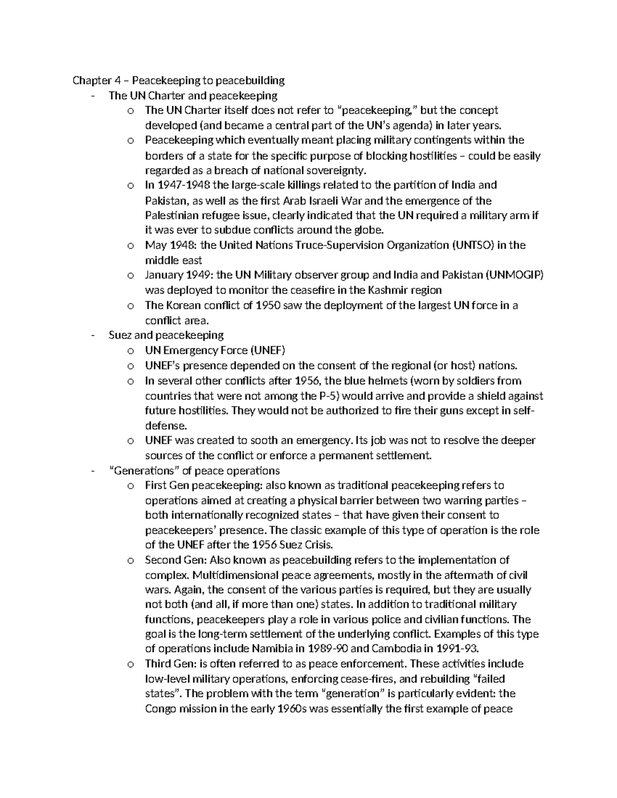 Chapter 4 UN short - Summary The United Nations in the 21st Century ...