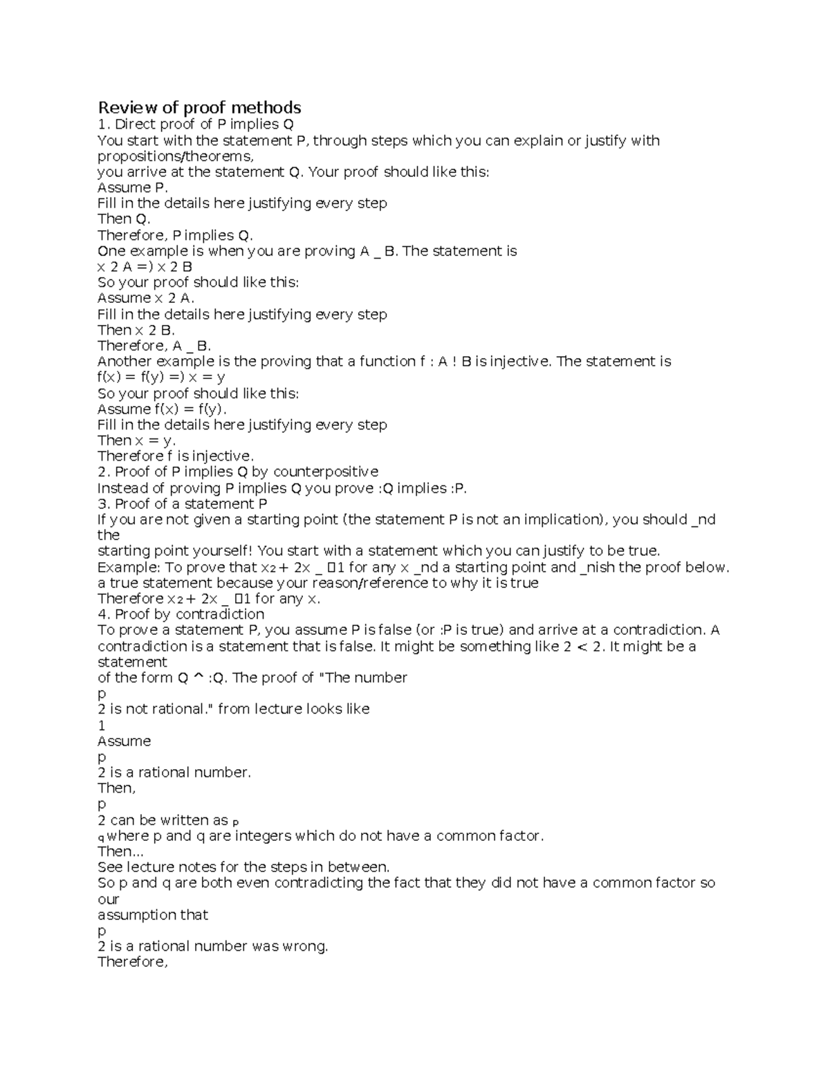 160397961-Math - gghh yfg hgbj hhh - Review of proof methods Direct ...