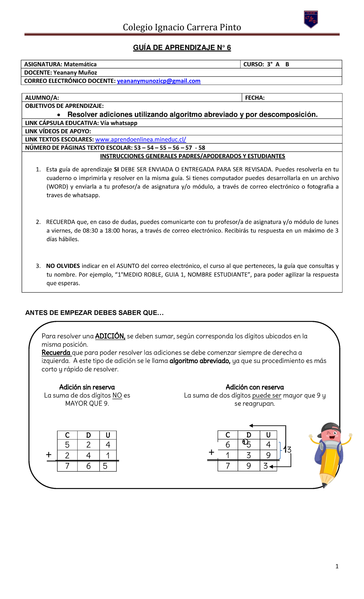 Clase 6 - Matemáticas - Warning: TT: undefined function: 32 Warning: TT: undefined function: 32 ...