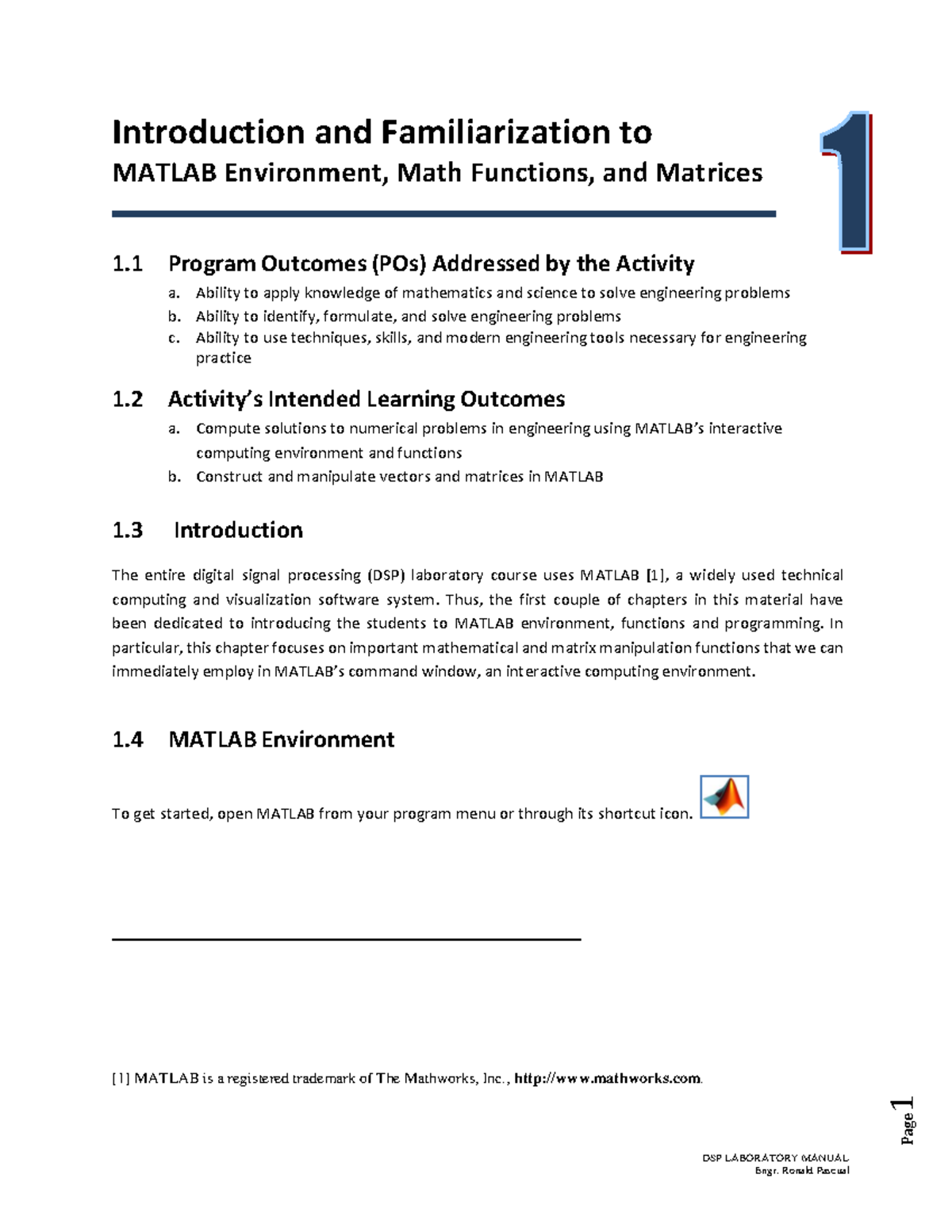 DSP LAB 1 - lab 1 - Warning: TT: undefined function: 32 Warning: TT ...