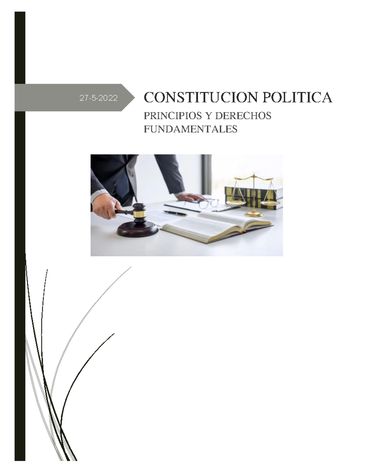 Actividad DE Aprendizaje Constitucion Politica Unidad 2 - 27-5-2022 ...