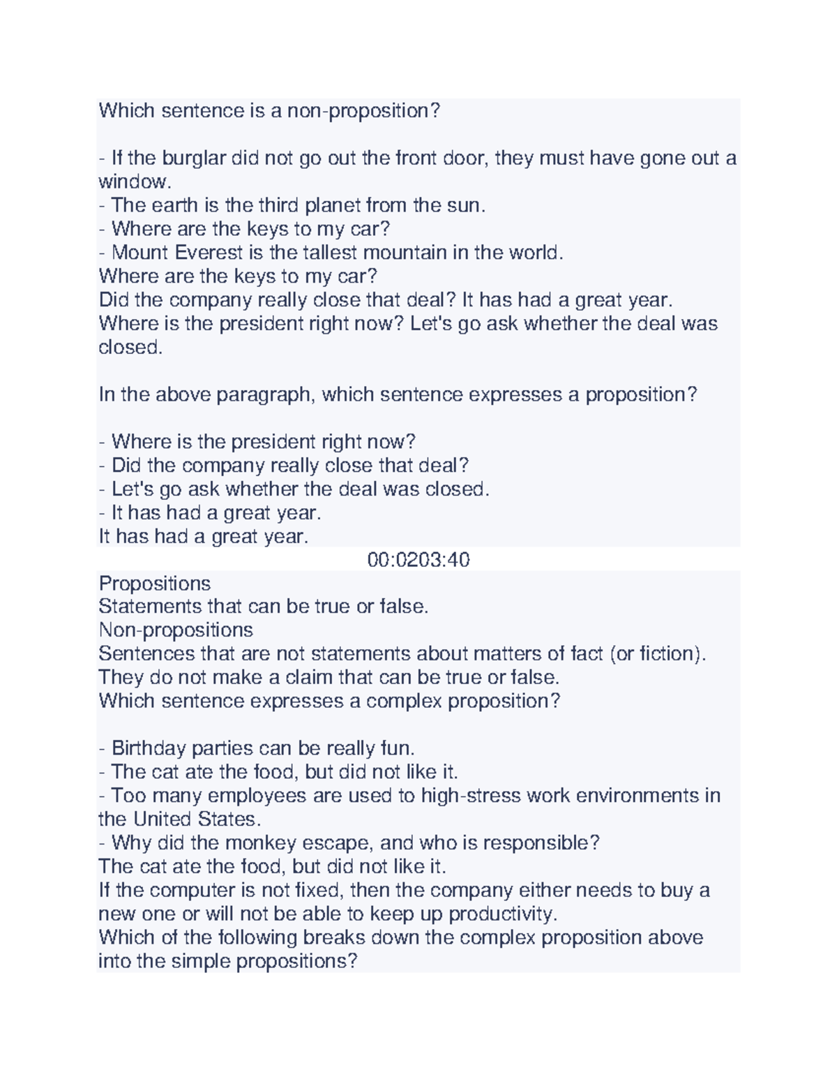 WGU Objective Assesment Critical Thinking Reason and Evidence - Which ...