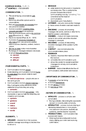 Opening Remarks - OPENING REMARKS “Night is a good time to remember all ...