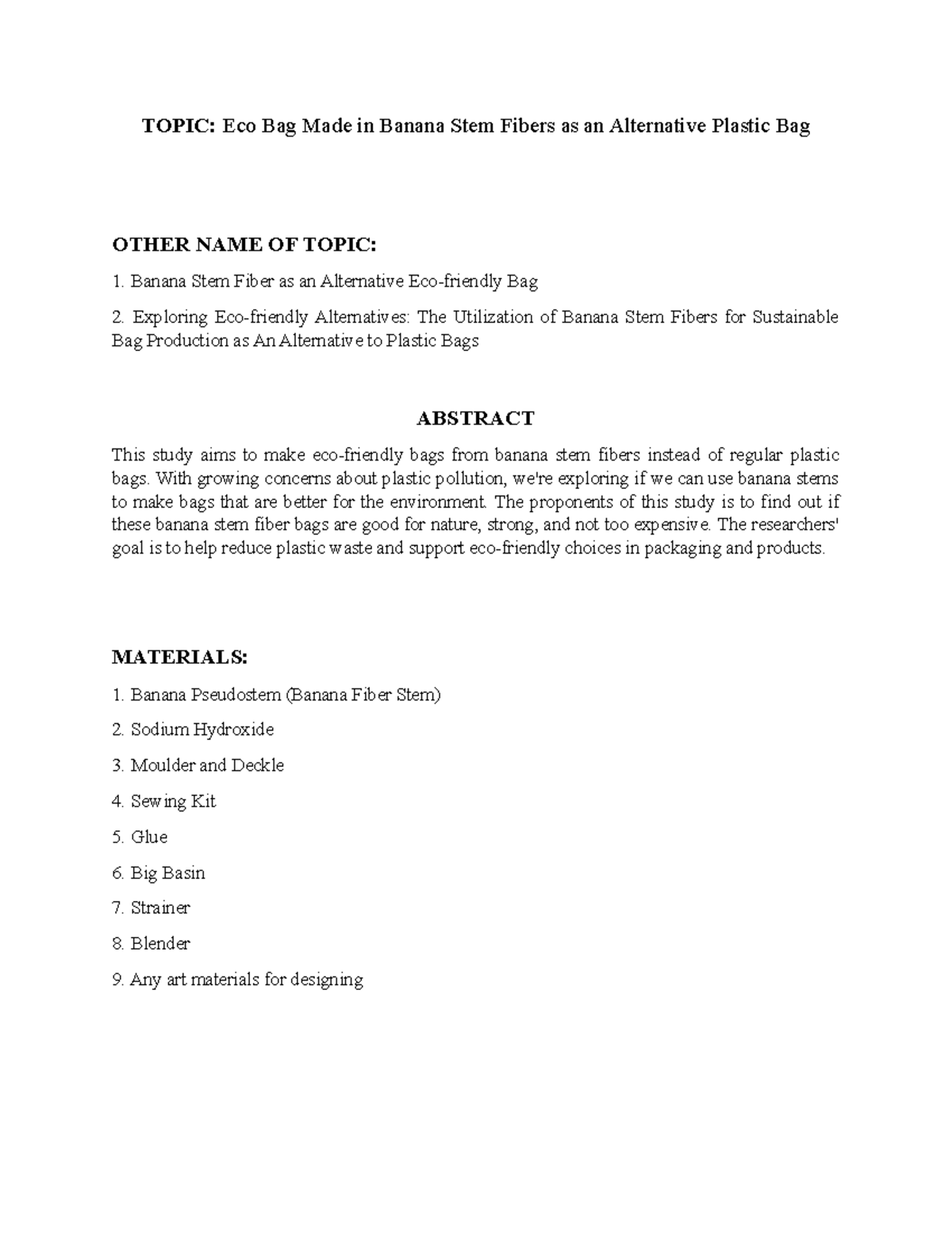 Inbound 1997490139536615642 - TOPIC: Eco Bag Made in Banana Stem Fibers ...