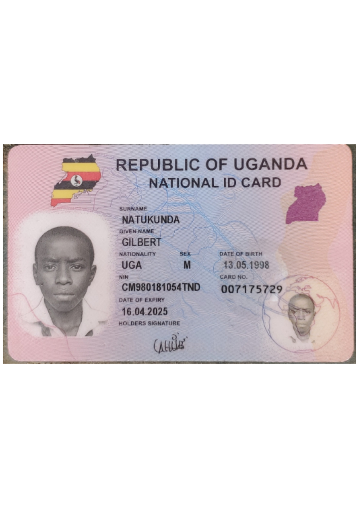 NIN - Notes and cases - Law of contract 1 - REPUBLIC OF UGANDA NATIONAL ...