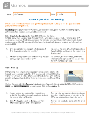 Natural Selection Gizmo - Name ...